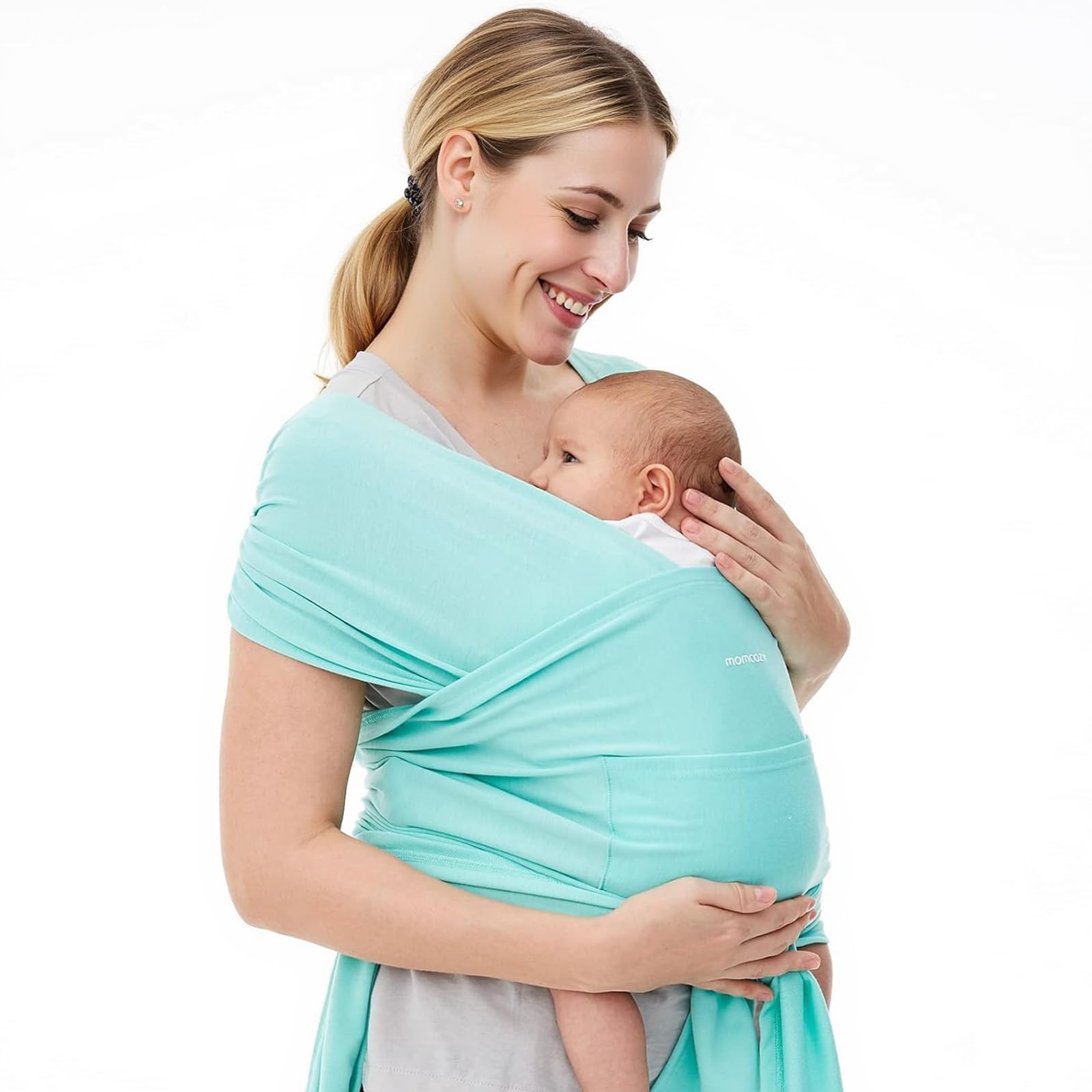 Momcozy Baby Wrap Carrier, Ergonomic Infant Slings for Newborn to ...