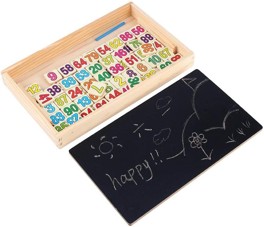 Zerodis Kids Math Counting Toy, Wooden Sticks Number Calculate Toy ...