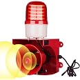 Amazon.com: AC110V-120V Industrial Siren Alarm Strobe Light-120dB Loud ...