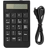 Amazon.com: Sunreed 2 in 1 Bluetooth Number Pad with Accounting Calculator,19 Key Wireless ...