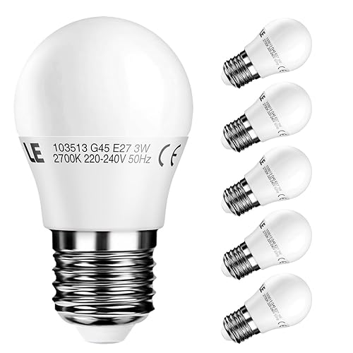 E27 LED Bulbs, SHINE HAI ES Light Bulbs Screw 25W Equivalent, 3W G45 ...