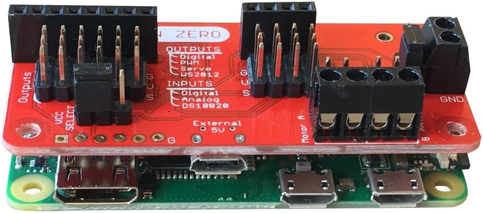 4tronix Picon Zero v1.3 Intelligent Robotics Controller Board for Raspberry Pi – BigaMart
