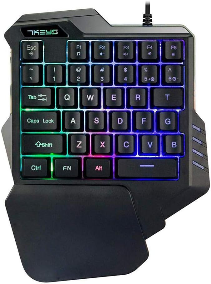 Lexon Tech G30 Teclado para Juegos con una Sola Mano, con Cable 35 ...