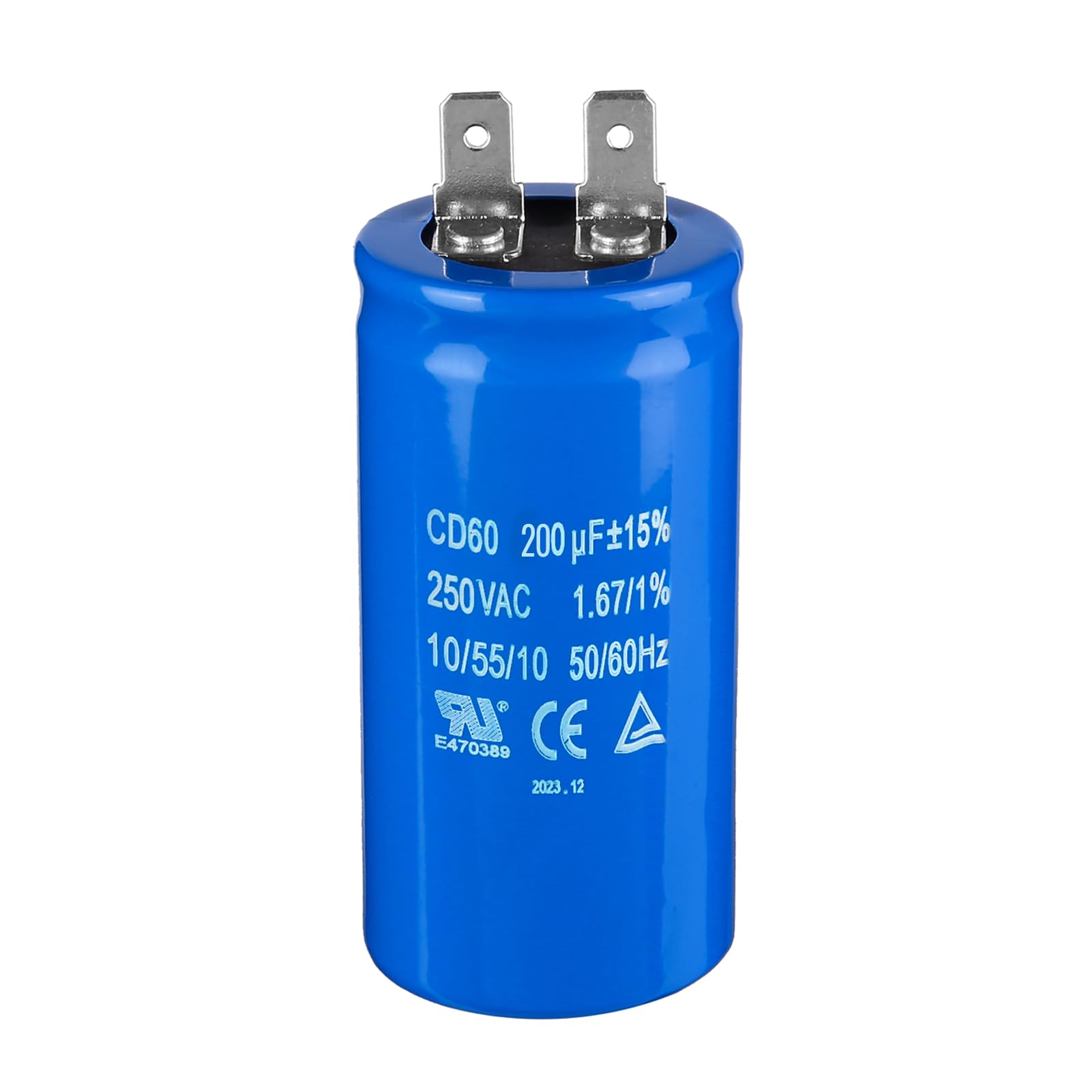 ZOWZEA 200uF/MFD CD60 Motor Start Capacitor 250VAC 50/60Hz for Electric ...