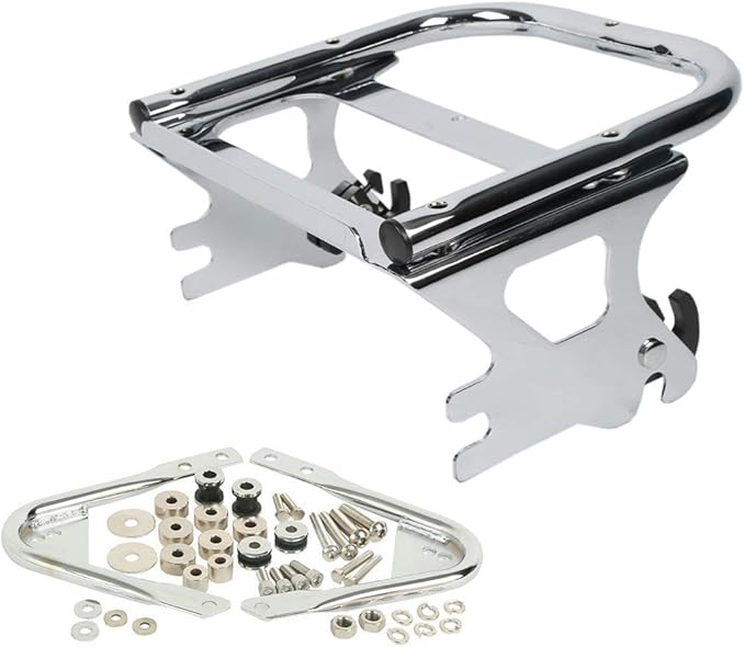 Amazon.com: TCMT Detachable 2-Up Tour Pack Mounting Luggage Rack Kit ...