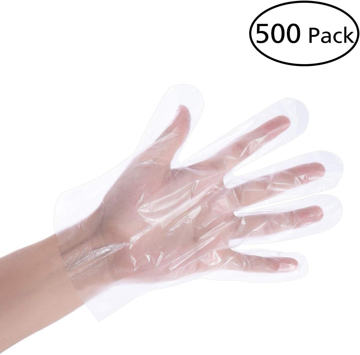 Gants jetables Préparation des aliments, 500 pièces Plastique ...