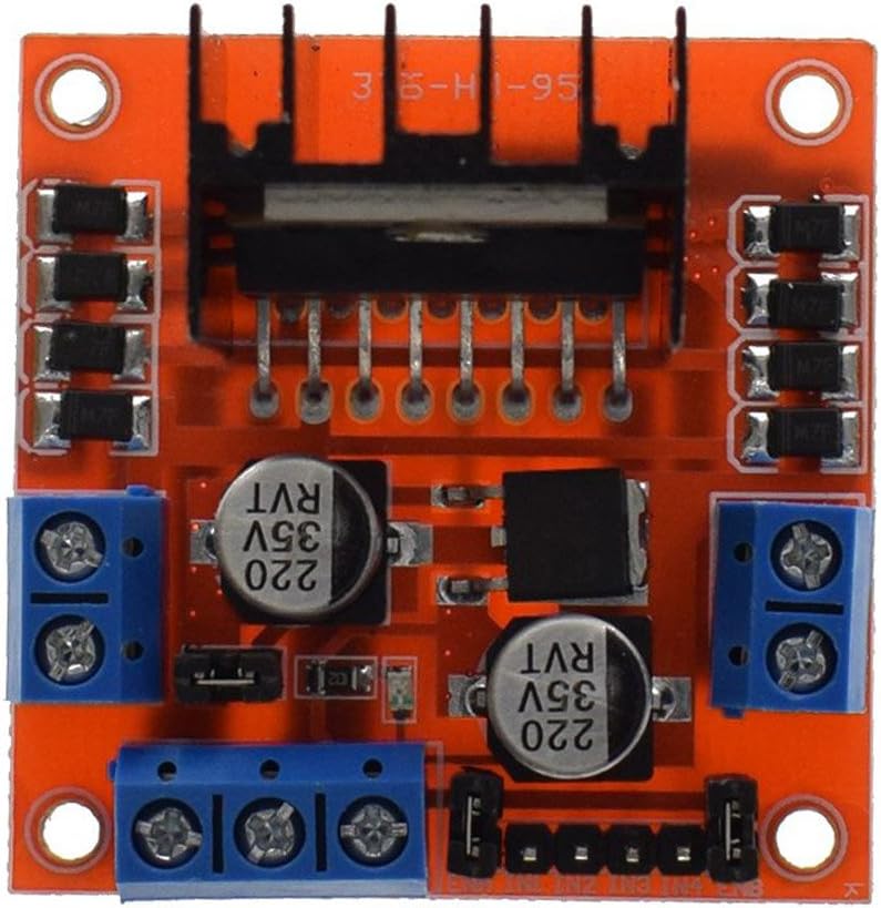 iHaospace 2 Pcs L298N Dual H Bridge DC Motor Driver Stepper Motor ...