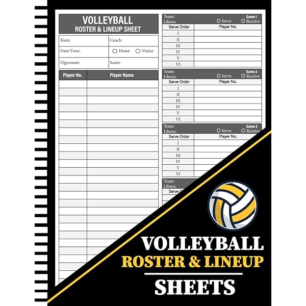 Volleyball Lineup Forms