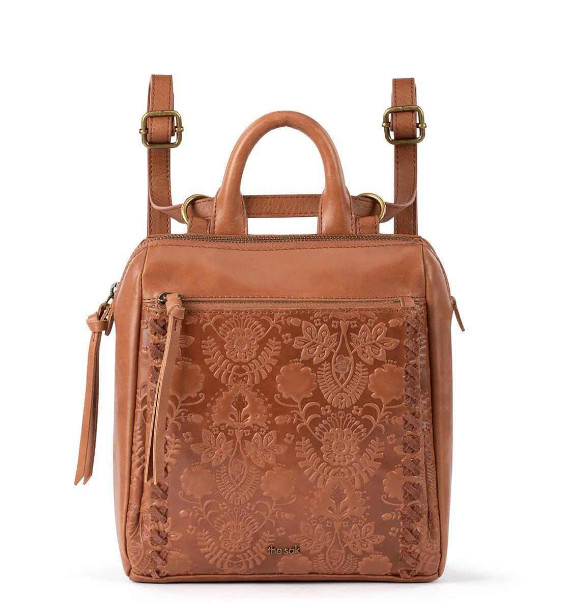 The Sak Loyola Mini Backpack in Leather, Convertible Design with ...