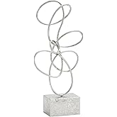 Amazon.com: Deco 79 Ceramic Abstract Decorative Sculpture Swirl Home ...