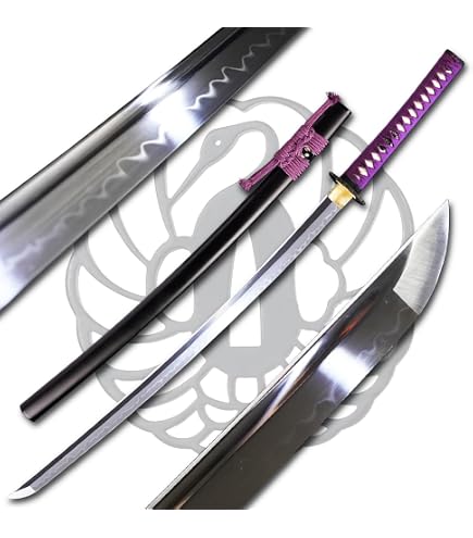 Spring Steel Katana Katana Sword Clay Tempered T10 Steel Real Hamon ...