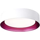 Bromi Design B4101 Lynch Flush Mount, White and Red - Ceiling Pendant ...