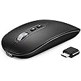 Amazon.com: RaceGT USB C Wireless Mouse, Rechargeable Dual-Mode Mouse ...