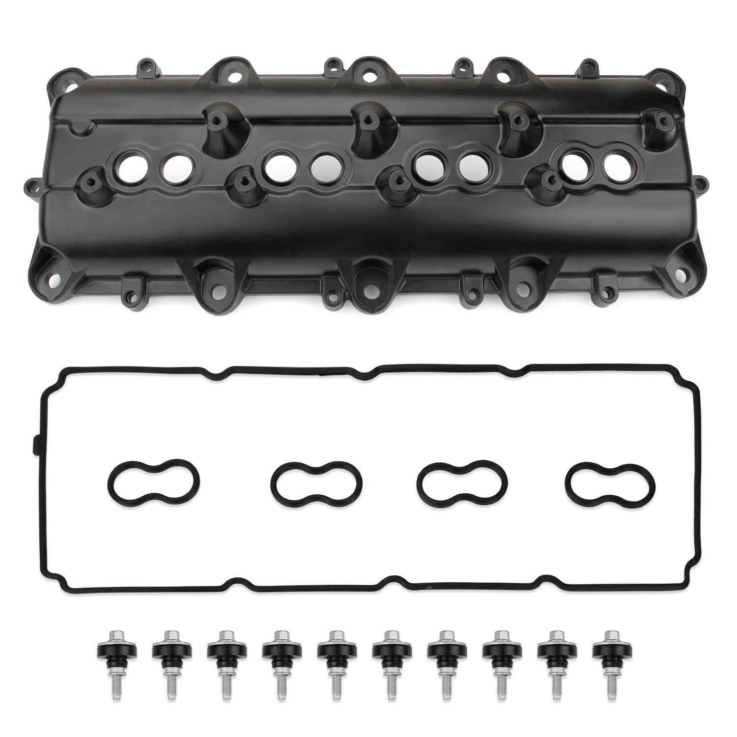 MITZONE Upgrade Aluminium Valve Cover Compatible with 2011-2018 Jeep ...