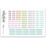 Amazon.com: Monthly Planner Stickers School College Life Stickers ...