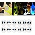 Amazon.com: LOGUIDE LED Coaster,12 Pack Light Up Coasters,LED Bottle ...