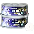 Amazon.com: 50 Pack Ridata Blu-ray BD-R DL Dual Layer 6X 50GB White ...
