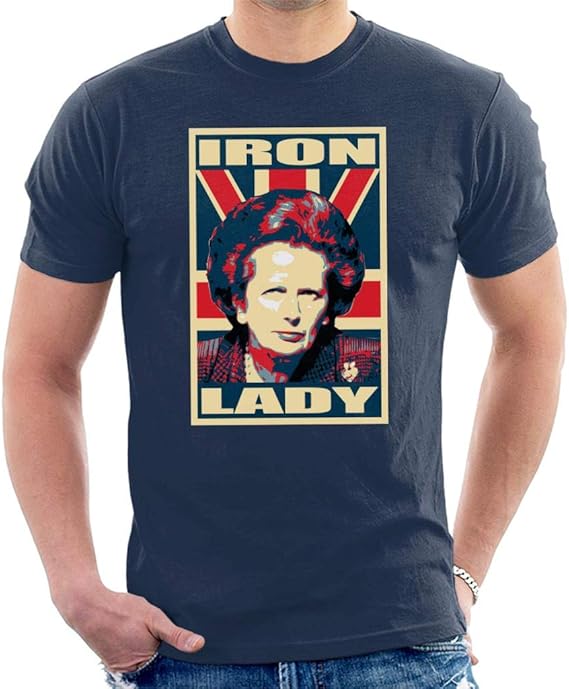 Margaret Thatcher Iron Lady Men's T-Shirt: Amazon.co.uk: Clothing