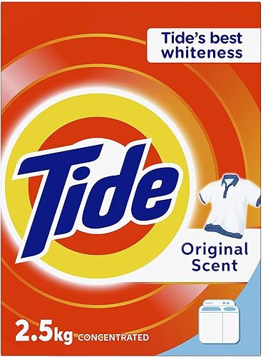 Tide Laundry Powder Detergent Original Scent, 2.5 Kg pack may vary ...