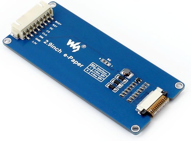 2.9inch E-paper Module 296×128 Resolution 3.3V/5V Two-Color E-Ink ...