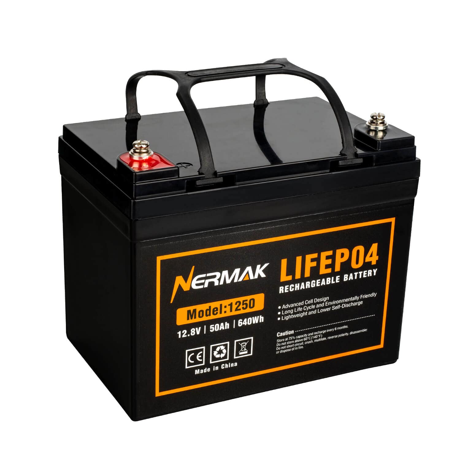 Mua 12V 50Ah Lithium LiFePO4 Deep Cycle Battery, 4000+ Cycles Lithium ...