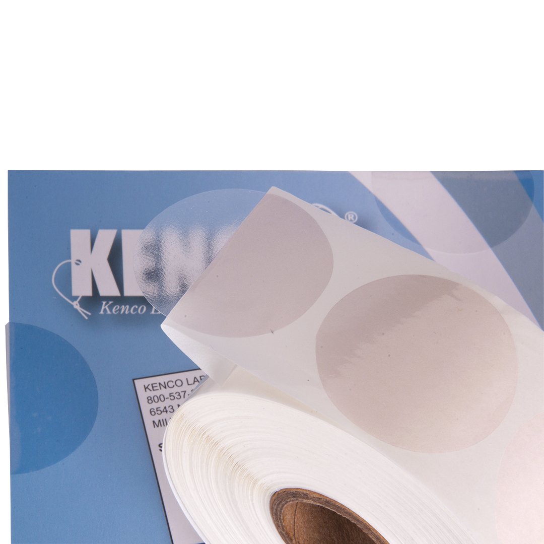 Mua Clear Wafer Package Seals 1.5" Circle Tab Sticker Labels by Kenco ...