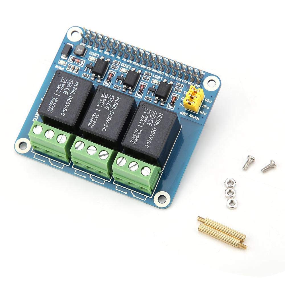 Single Board Computers Relay Expansion Board Raspberry Pi,3-Channel ...