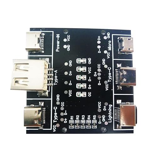 Multifunction USB Cable Tester USB A to Type-c Micro Lightning Short ...