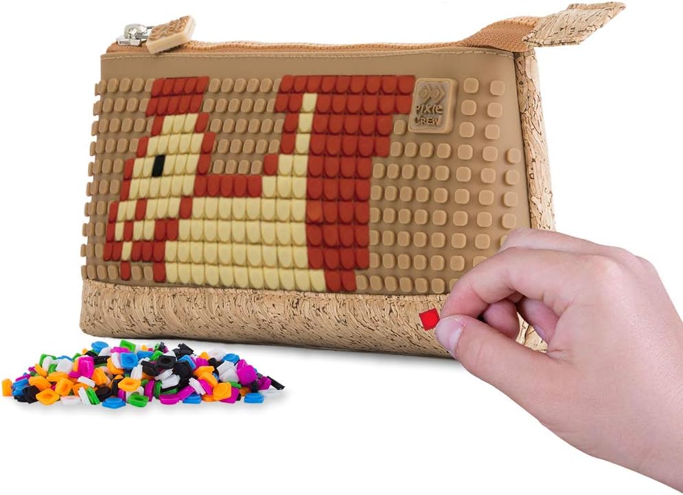 Pixie Crew pouch with silicone side and pixels 20 cm cork – BigaMart