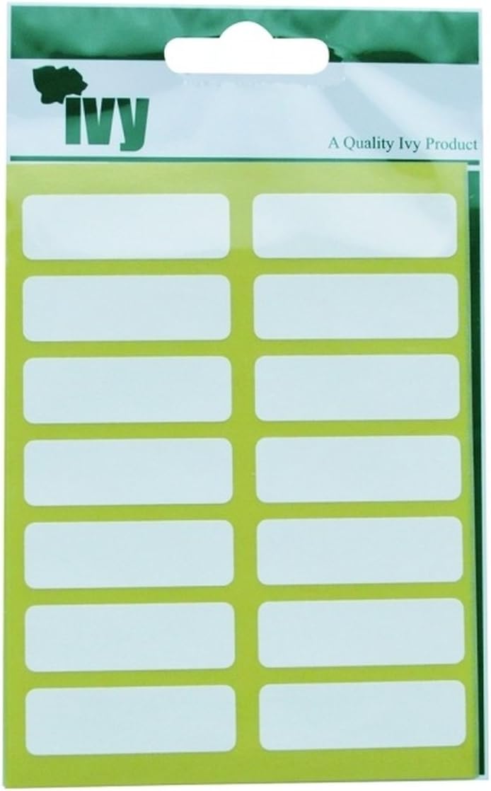 WHITE LABELS 12X38MM 232150: Amazon.co.uk: Office Products