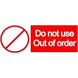 WARNING - FAULTY DO NOT USE - Warning Sign Removable Self Adhesive ...