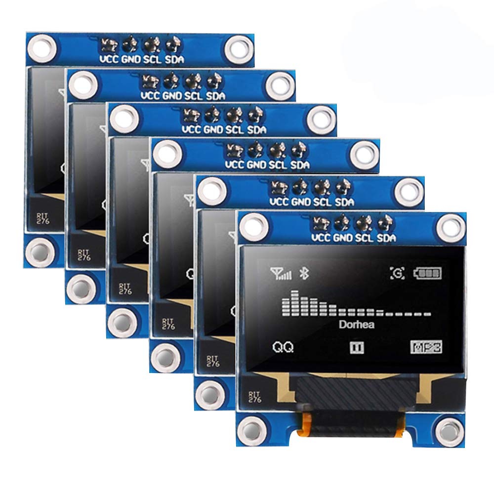 Mua 6PCS 0.96â â OLED Display Module 12864 128x64 Pixel LCD White Light ...