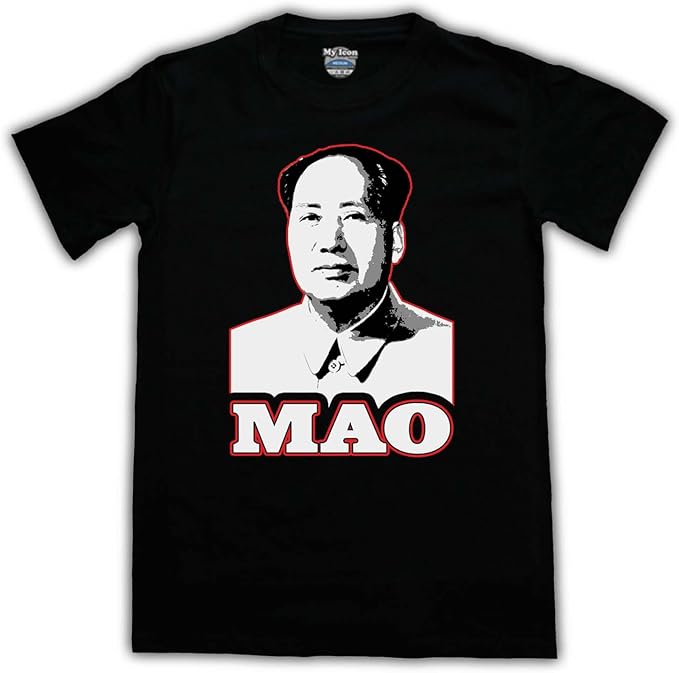Chairman Mao Retro Mens T-Shirt: Amazon.co.uk: Clothing