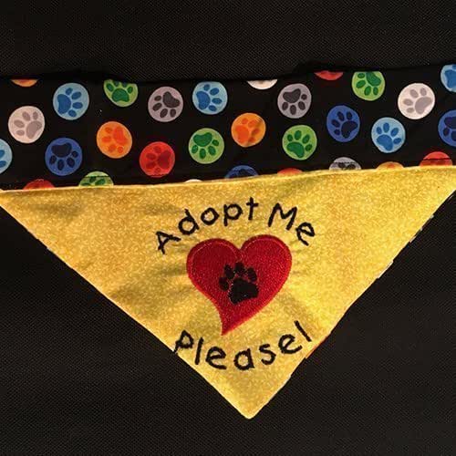 Amazon.com: Adopt Me Bandana/Over the Collar Dog Bandana for Adoptable ...