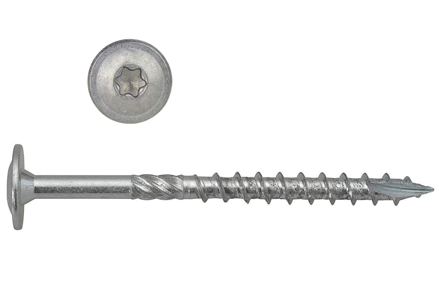 Tellerkopfschrauben 6x70 mm - 20 Stück verzinkt Holzschrauben Torx ...
