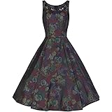 Pretty Kitty Fashion 50s Polka Dot Black Vintage Swing Prom Pin-Up Tea ...
