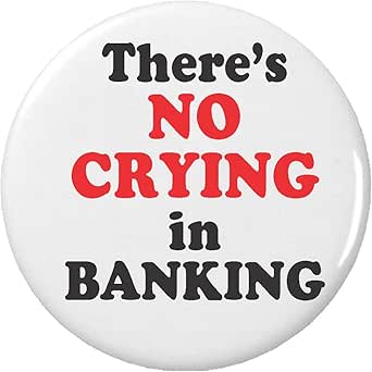 Amazon.com: There's No Crying in Banking 2.25" Keychain Banker Finance ...