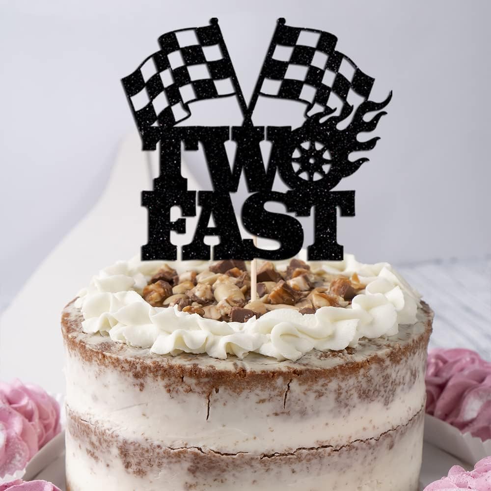 Mua Two fast Cake Topper-2st Birthday - Topper For Photo Booth Props ...