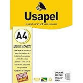 Filiperson 25021 Papel A4 Opaline Usapel Branco 180g. - Pacote com 50 Folhas | Amazon.com.br
