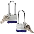SEPOX® Twins Keyed-Alike Padlock, Reinforced Laminated Steel Body 1-9/ ...