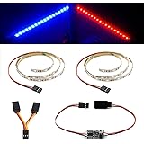 Amazon.com: elechawk Remote Controlled LED Light Strip for RC Fixed ...