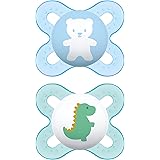 Amazon.com: MAM Clear Collection Pacifiers (2 pack, 1 Sterilizing ...