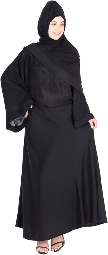 Burqa with printed inner (X-Large): Amazon.in: Clothing & Accessories