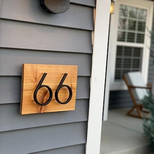 6 Modern House Numbers
