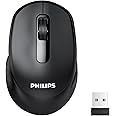 Amazon.com: PHILIPS Wireless Mouse,2.4G&BT5.2/3.0 Ergonomic Computer ...