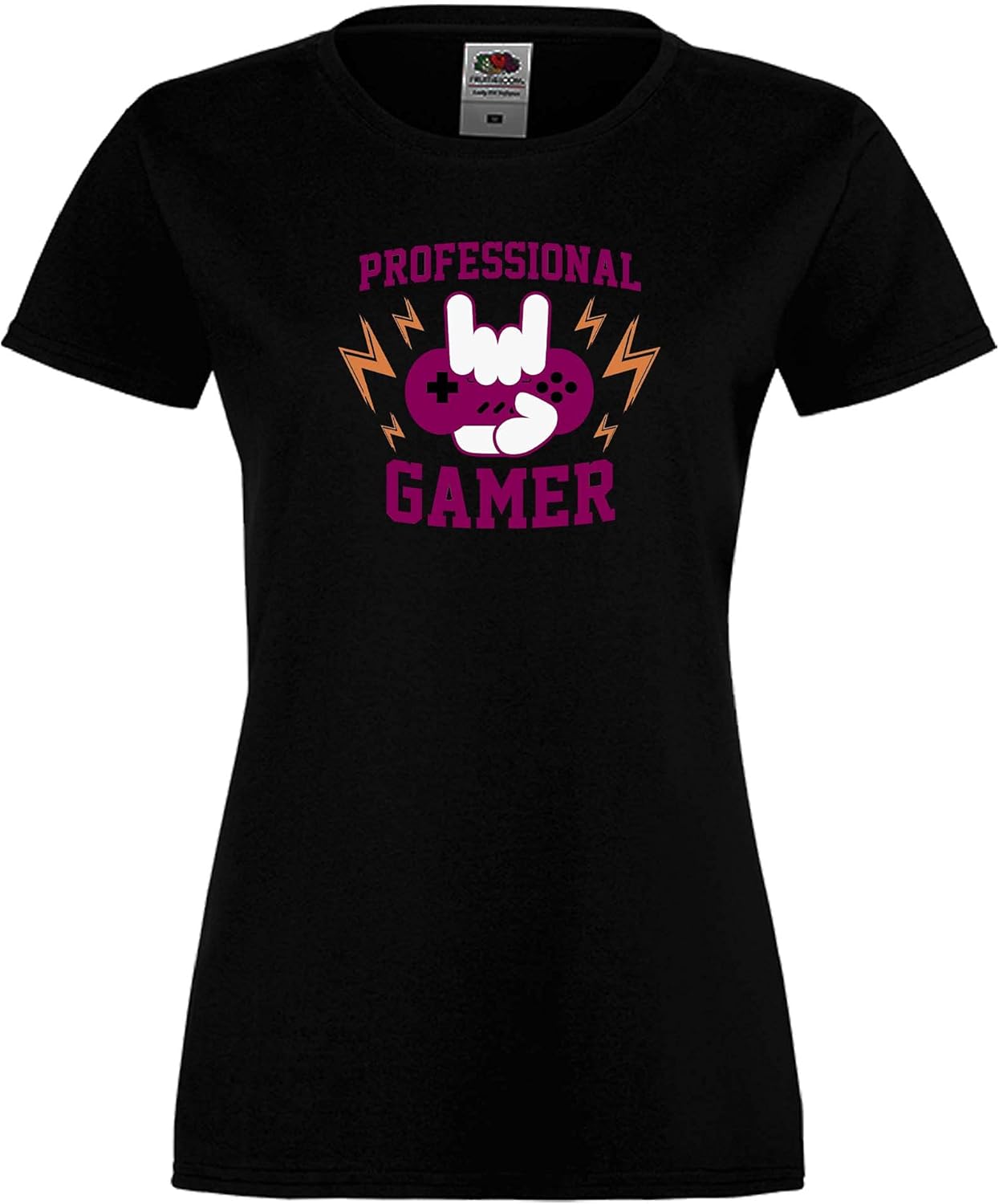 Cprint Gamer Girl T-Shirt Professional Gamer Nerd Arcade Video Game PC ...