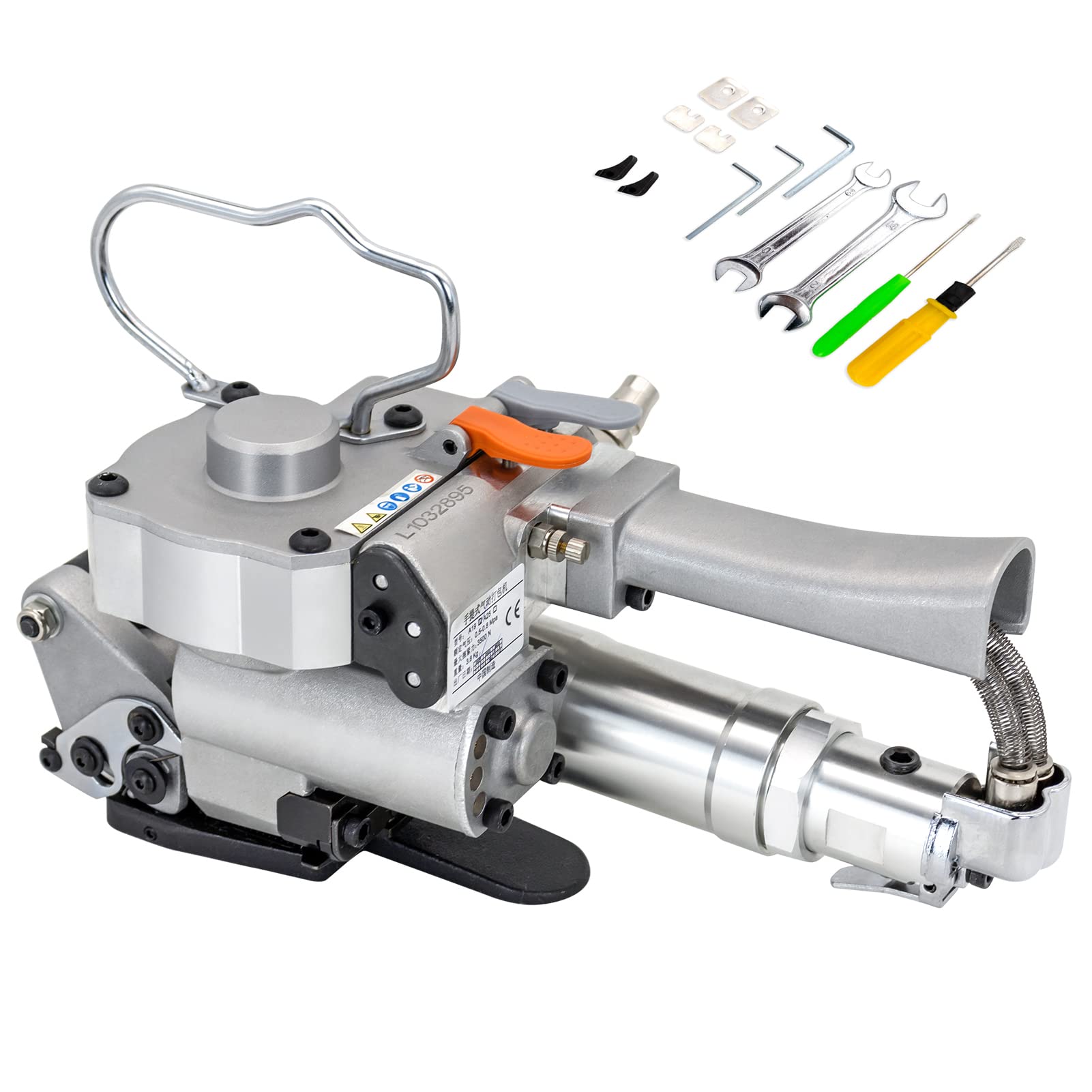 SDRTOP Pneumatic Strapping Tool A19, Banding Strapping Kit for 1/2 3/4inch Hand Held Automatic ...