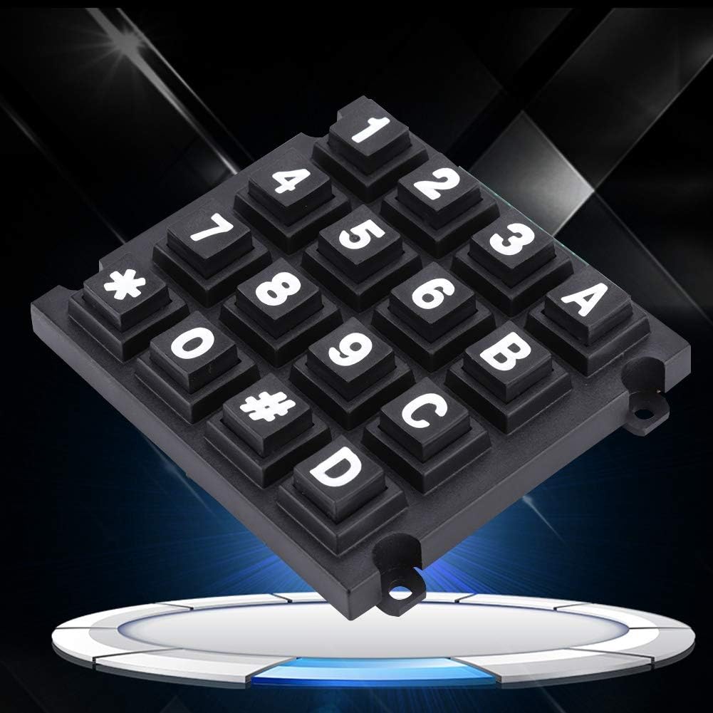 gostcai 16 Keys Matrix Keypad 4 X 4 Membrane Keyboard Module for Single ...