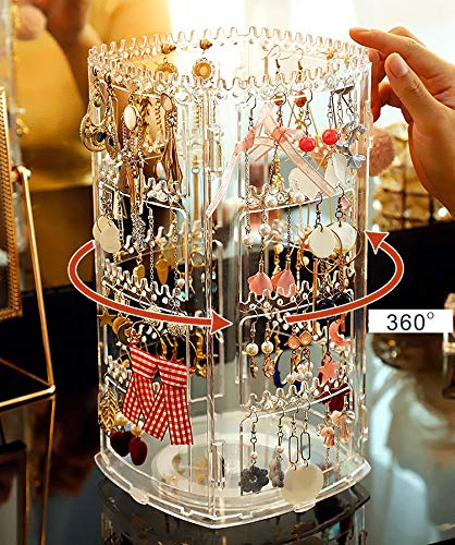 Mua Cq acrylic 360 Rotating Stud Earring Display Stands and Hanging ...