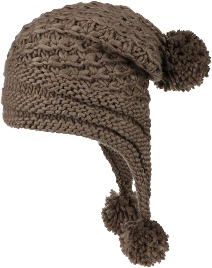 Lipodo Inca Gorro pompón Mujer/Hombre - Gorro Caliente en Estilo ...